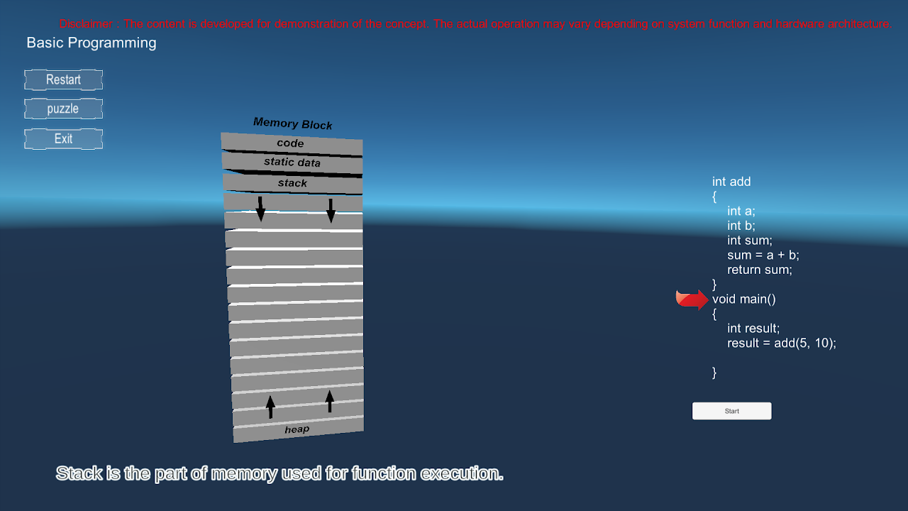 Buffer Overflow Code Puzzle Game – K-12 Cybersecurity Educations